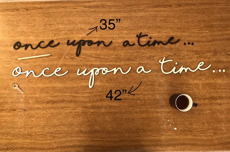 Once Upon a Time Nursery Wall Decor once Upon a Time Sign - Etsy