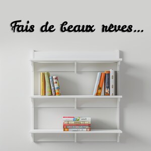 Fais De Beaux Rêves Wood Sign: French Nursery Wall Decor - Etsy