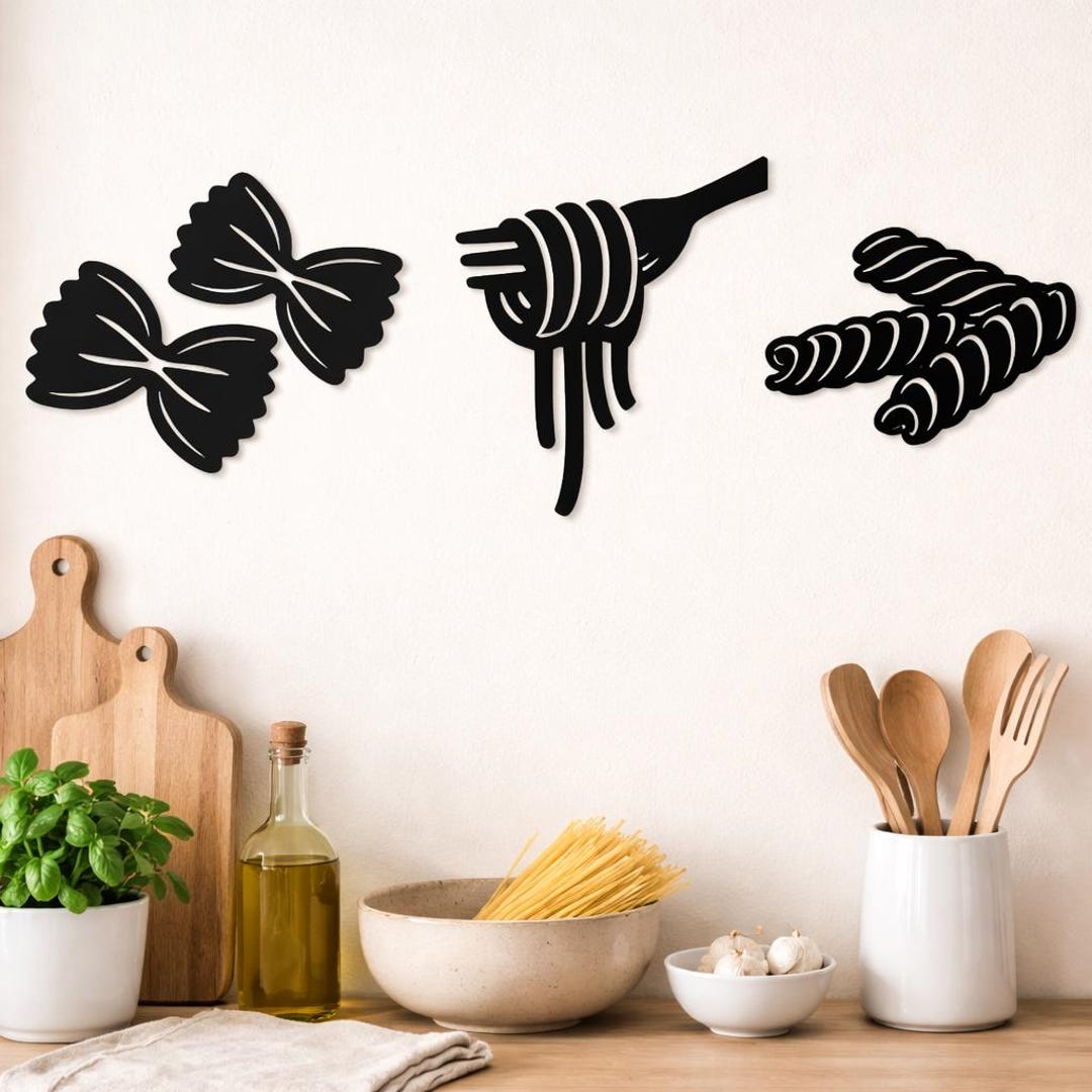 Modern Italian Culinary Decor, Stylish Food Inspired Design - Etsy