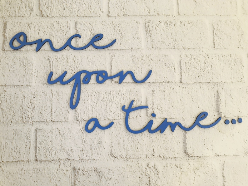 Once Upon a Time Nursery Wall Decor once Upon a Time Sign - Etsy