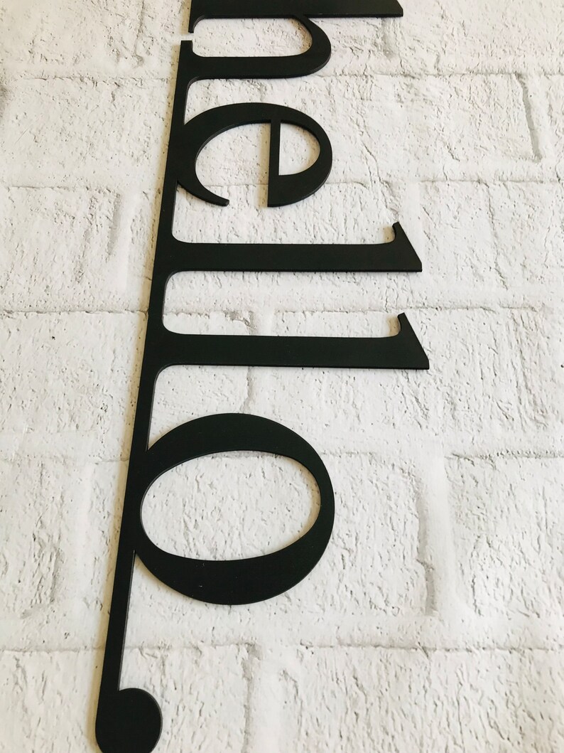Wood Hello Sign Front Door Decor Welcome Sign Front Porch - Etsy