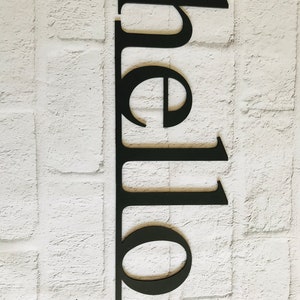 Wood Hello Sign, Front Door Decor, Welcome Sign, Front Porch Sign ...