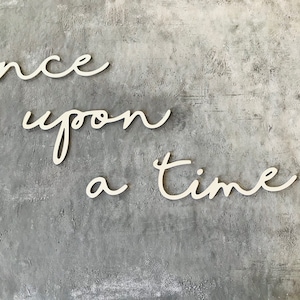 Once Upon a Time Nursery Wall Sign ,once Upon a Time Decor, Once Upon a ...