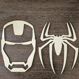 Marvel Avengers Sets of 6 Wood Wall Art , Nursery Wooden Home Decor ...