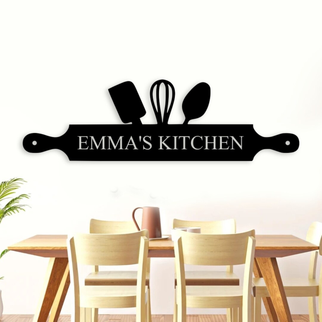 Custom Kitchen Sign, Nana's Kitchen Wood Sign, Personalized Kitchen ...