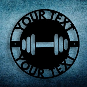 Gym Sign, Personalized Home Gym Sign, Custom Wood Gym Sign, Home Gym ...