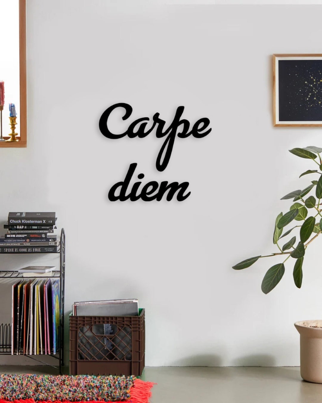 Carpe Diem Wall Decor, Carpe Diem Wood Wall Hanging, Carpe Diem Wall ...