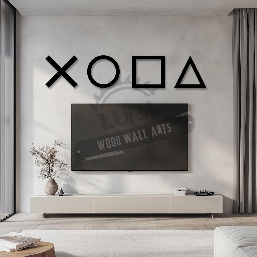 Playstation Wall Art | Gaming Room Decor for Boys | Gamer Gift | PS ...