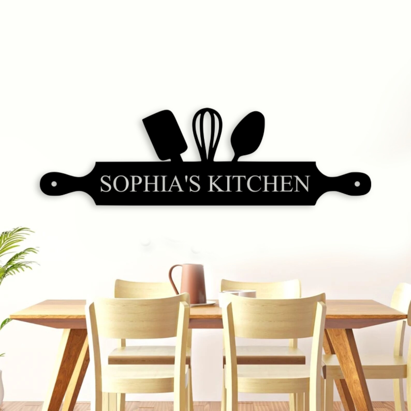 Custom Kitchen Sign Nana's Kitchen Wood Sign - Etsy