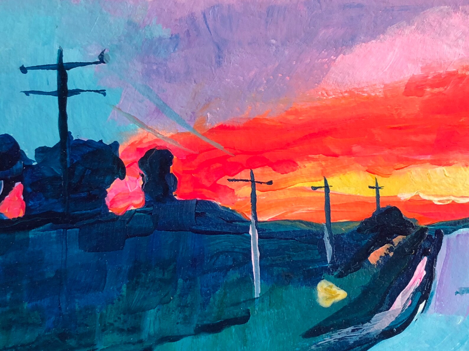 Sunset Wall Art Landscape Wall Art Giclee Print Home Decor - Etsy