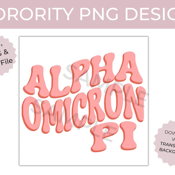 Alpha Omicron Pi - Etsy