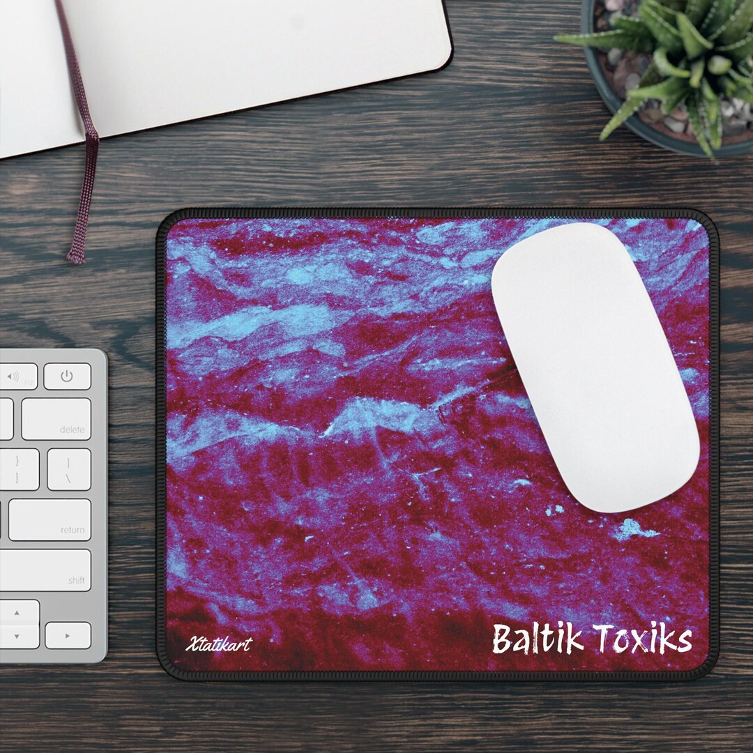 Mouse Pad Blue Purple Desk Mat Desk Accessory Desk Decor Desk ...