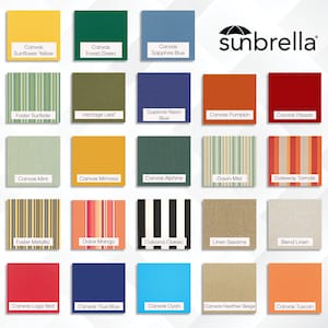 Sunbrella Porch Swing Bed Cushion Cover Set (75" X 54") - All-weather Protection - Etsy