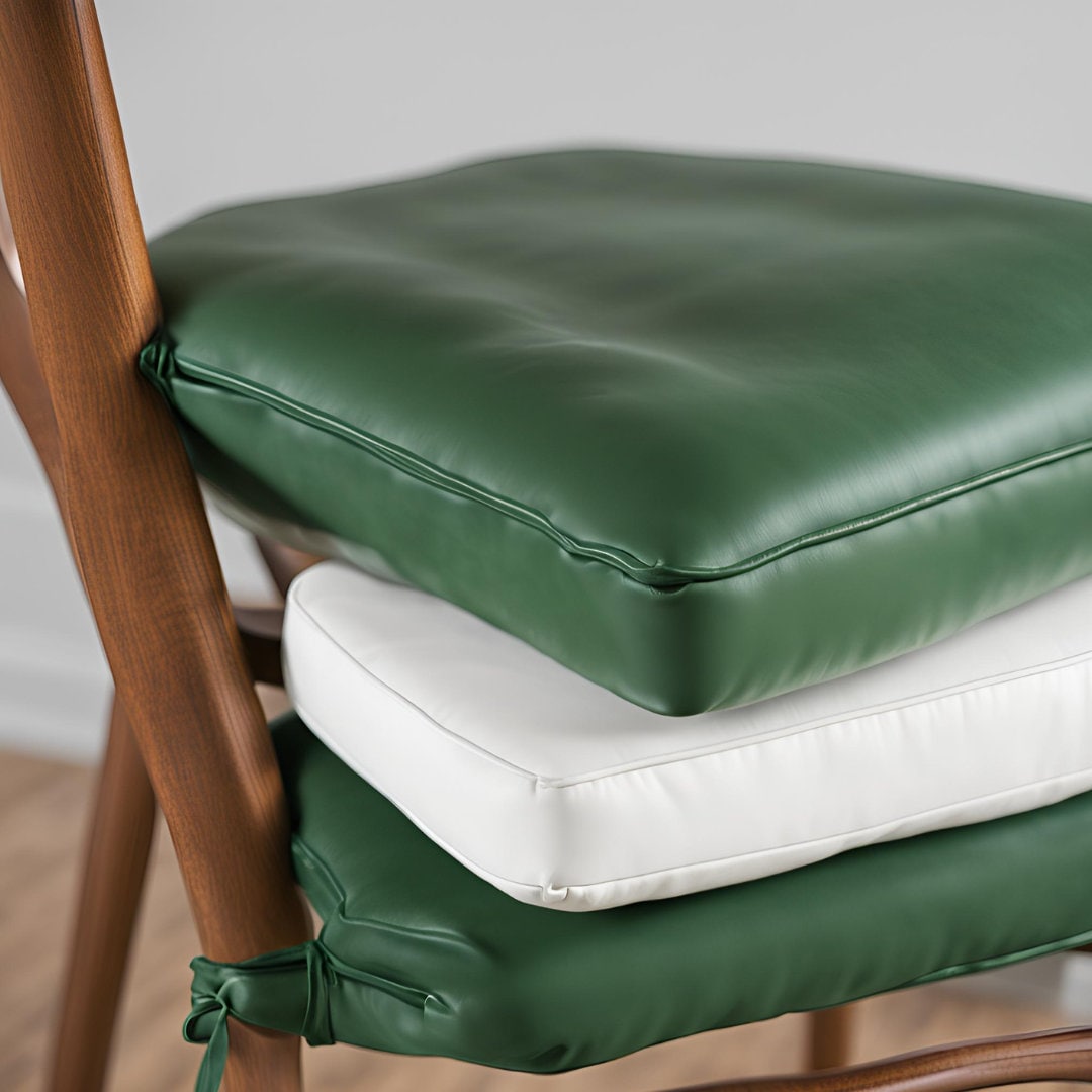 Genuine Leather Seat Cushion – Custom Chair Pad, Luxury Comfort - Etsy