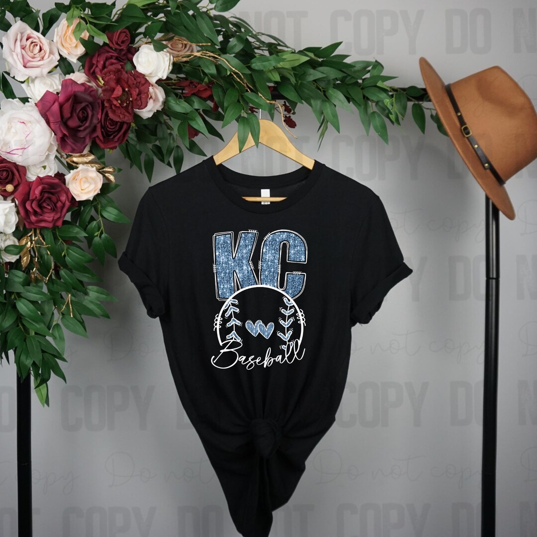 30-267 Kansas City Baseball Faux Rhinestone KC! Leave Your Color Choice ...