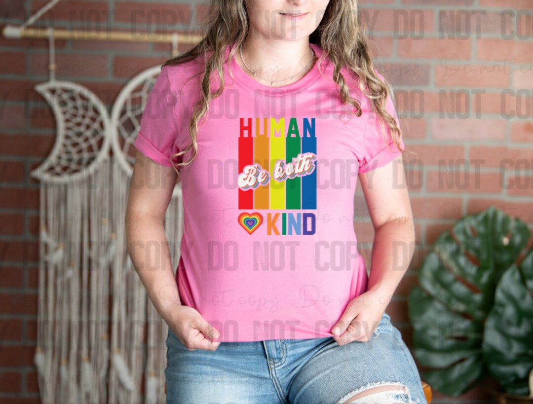 58-92 Humankind Be Both Choose Your Colors! - Etsy