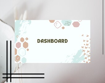 Pastel Dashboard - Etsy