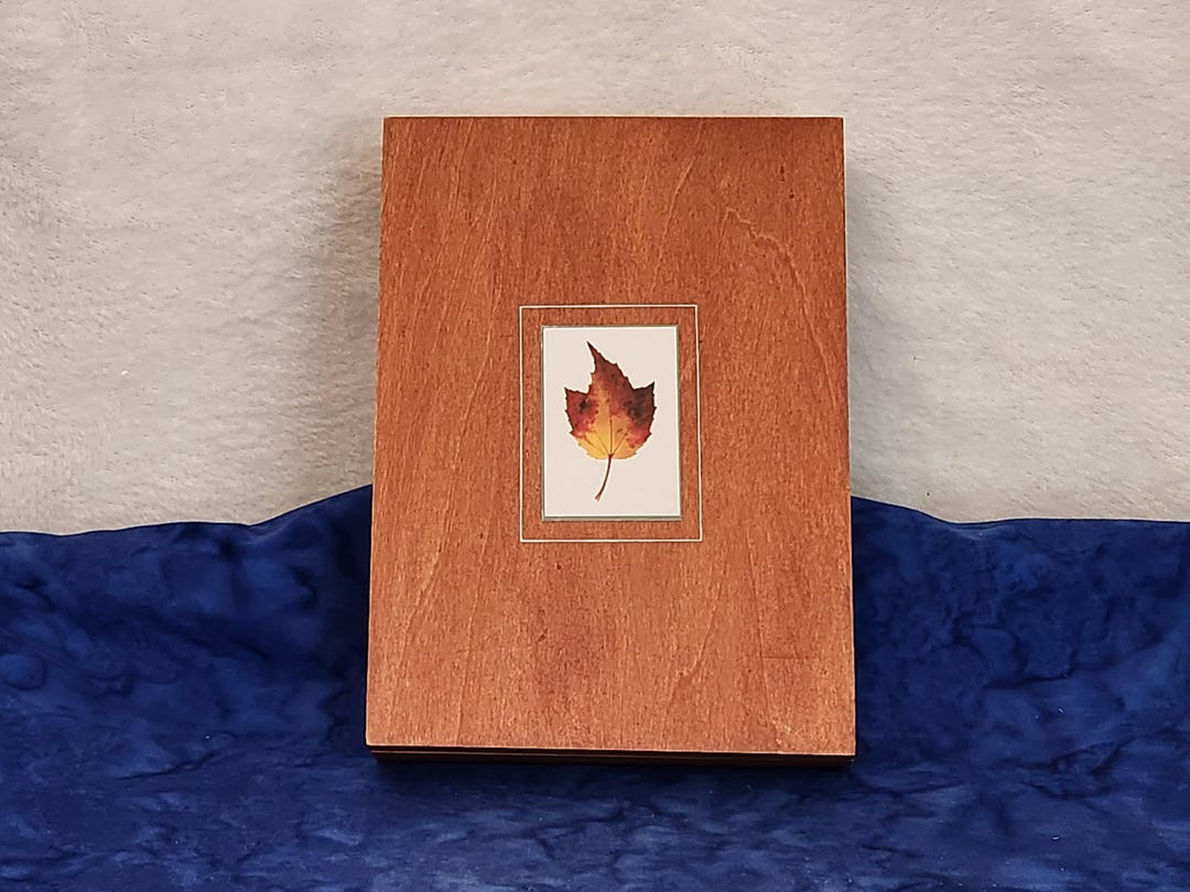 Wooden Trinket Box With Fall Leaf on It Home Décor, Gift for Child ...
