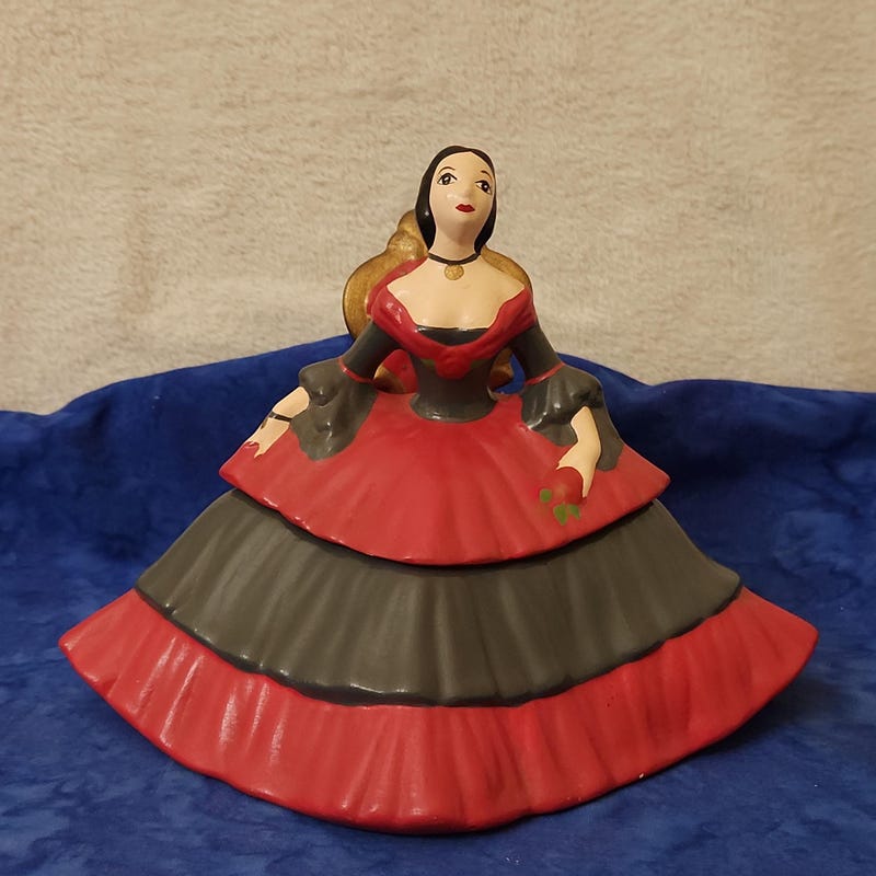 1950s Jewelry Jar - Etsy