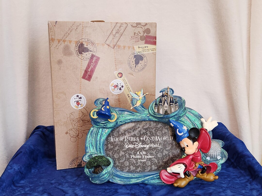 Walt Disney World Photo Frame Four Parks One World With Mikey Tinker ...