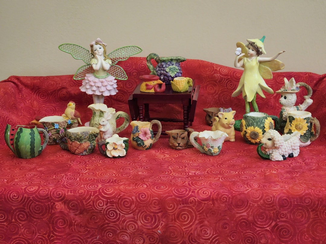 Fairy Pitchers/mini Pitcher Accessories/dollhouse Pitchers/interesting ...