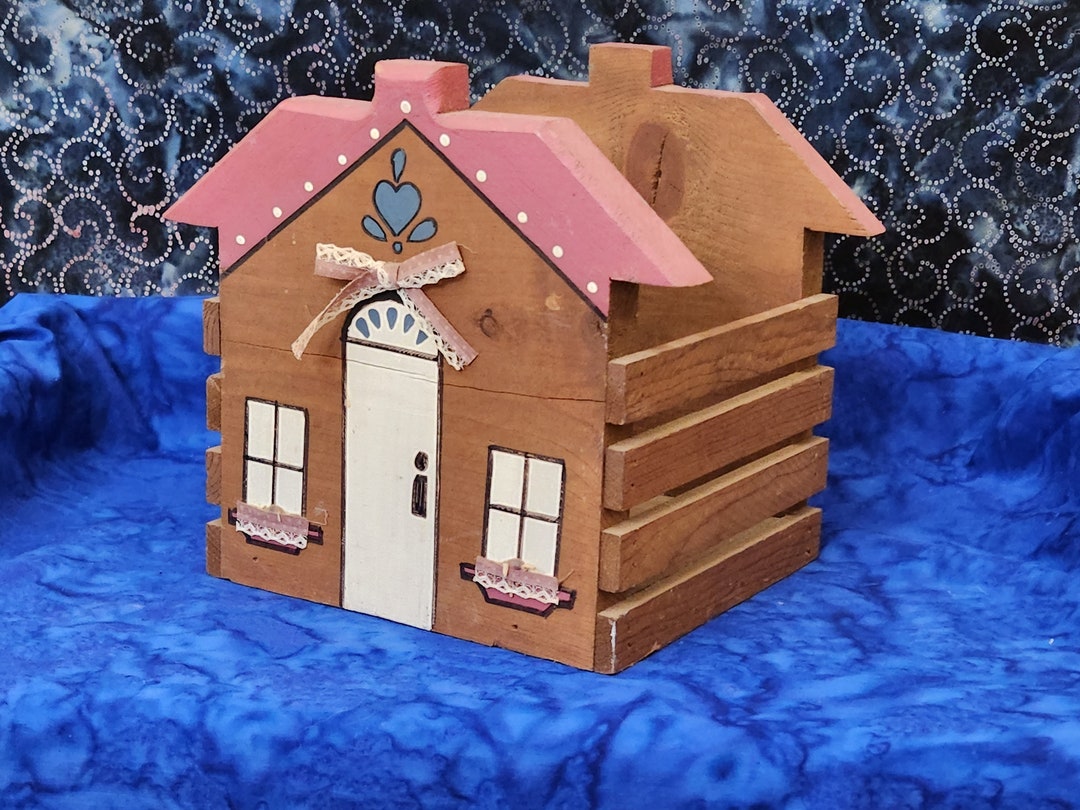 Vintage Napkin House Holder/indoor House Napkin Holder - Etsy