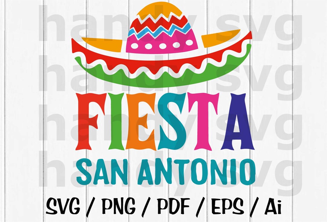 Fiesta SVG PDF PNG Eps Instant Digital Download - Etsy