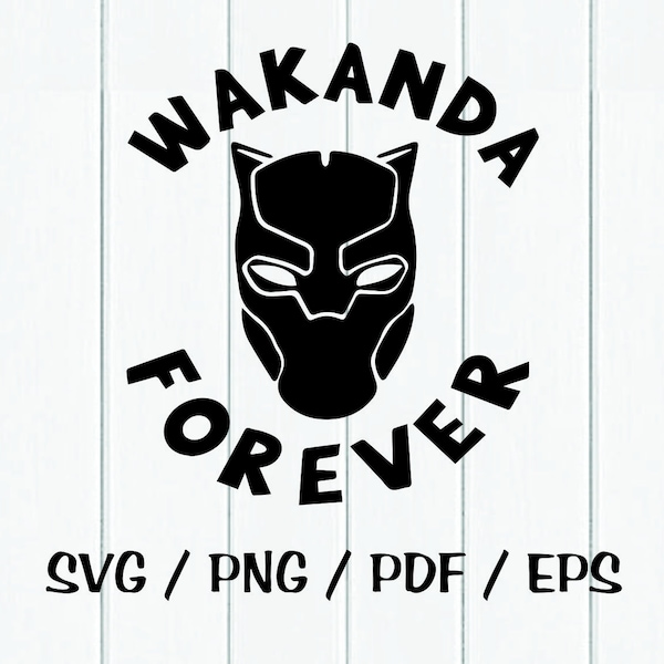 Wakanda Svg - Etsy