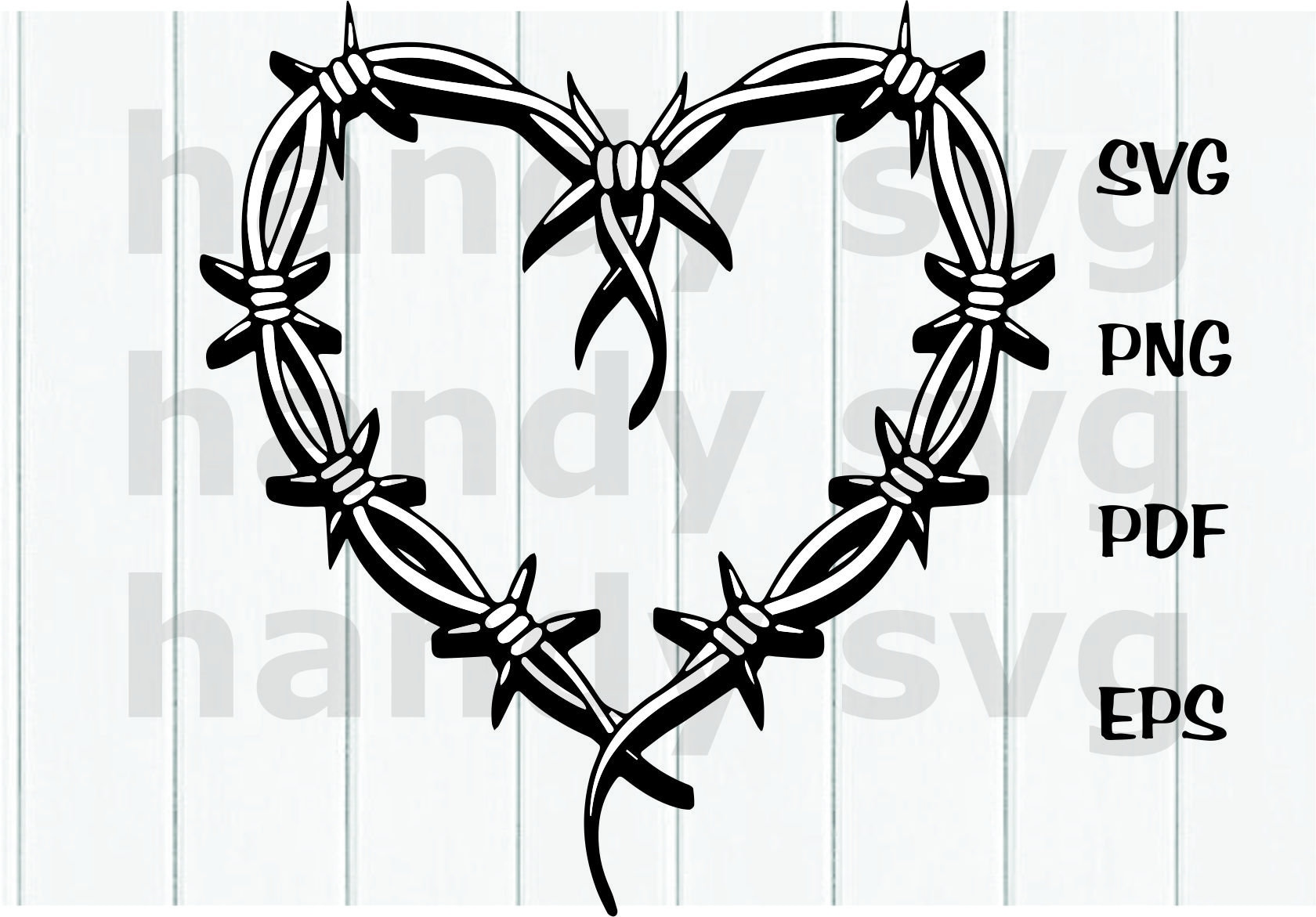 Heart Svg, SVG PNG PDF Eps Instant Digital Download Clipart Vector ...