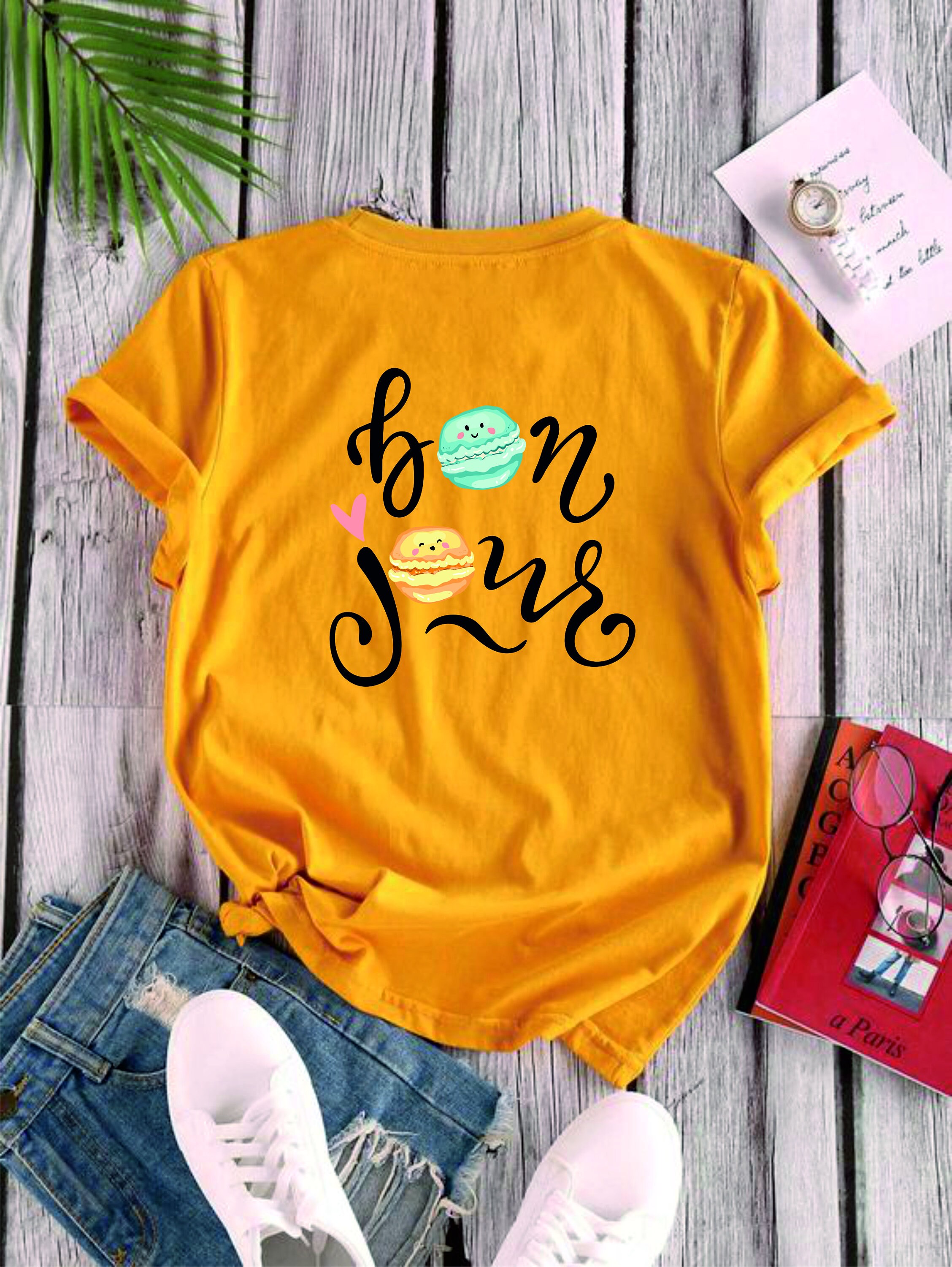 Bonjour Hello Print File SVG PDF PNG Eps Instant Digital Download ...