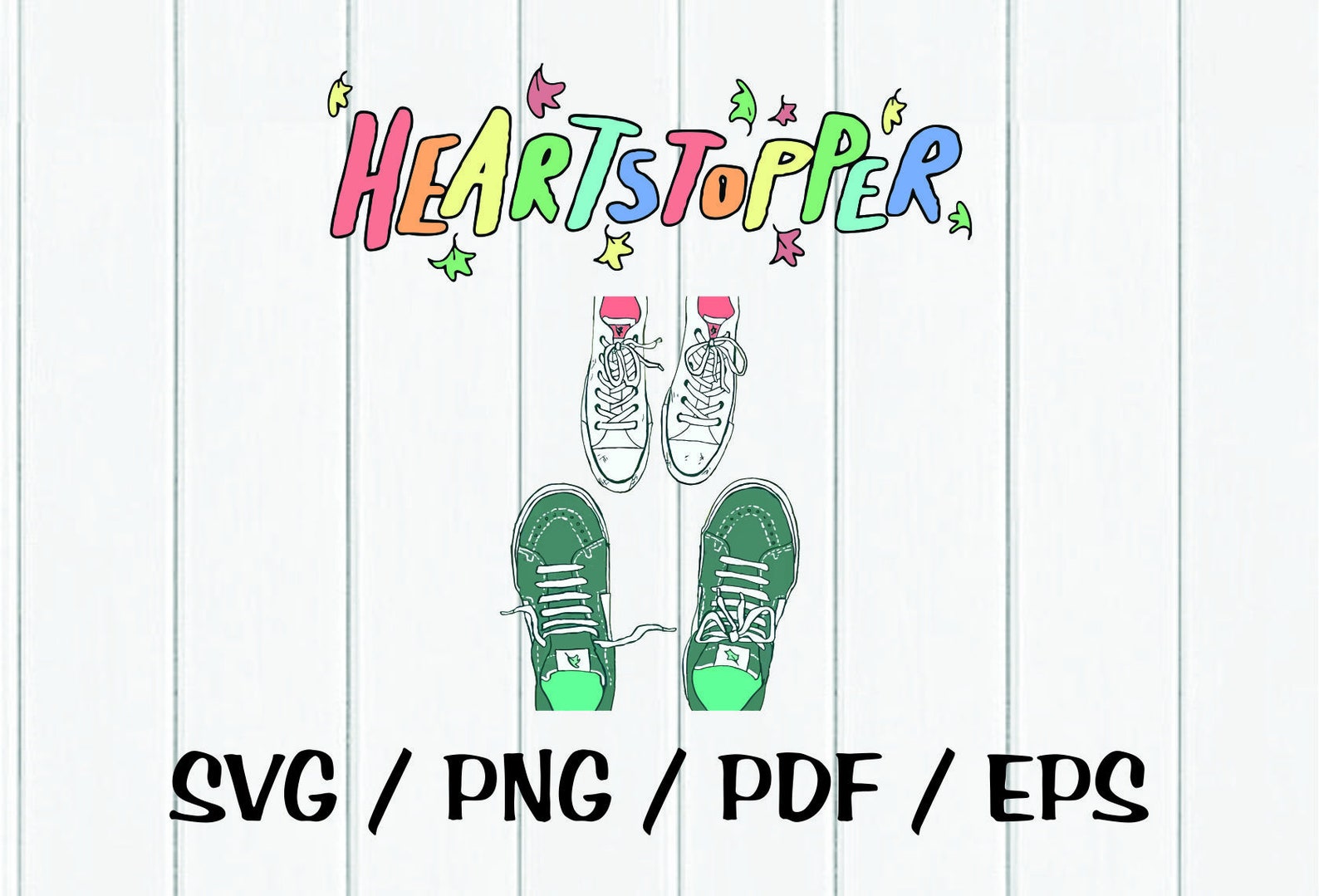 Heartstopper Svg Logo Svg Shoe Svg PDF PNG EPS Instant Digital | Etsy India