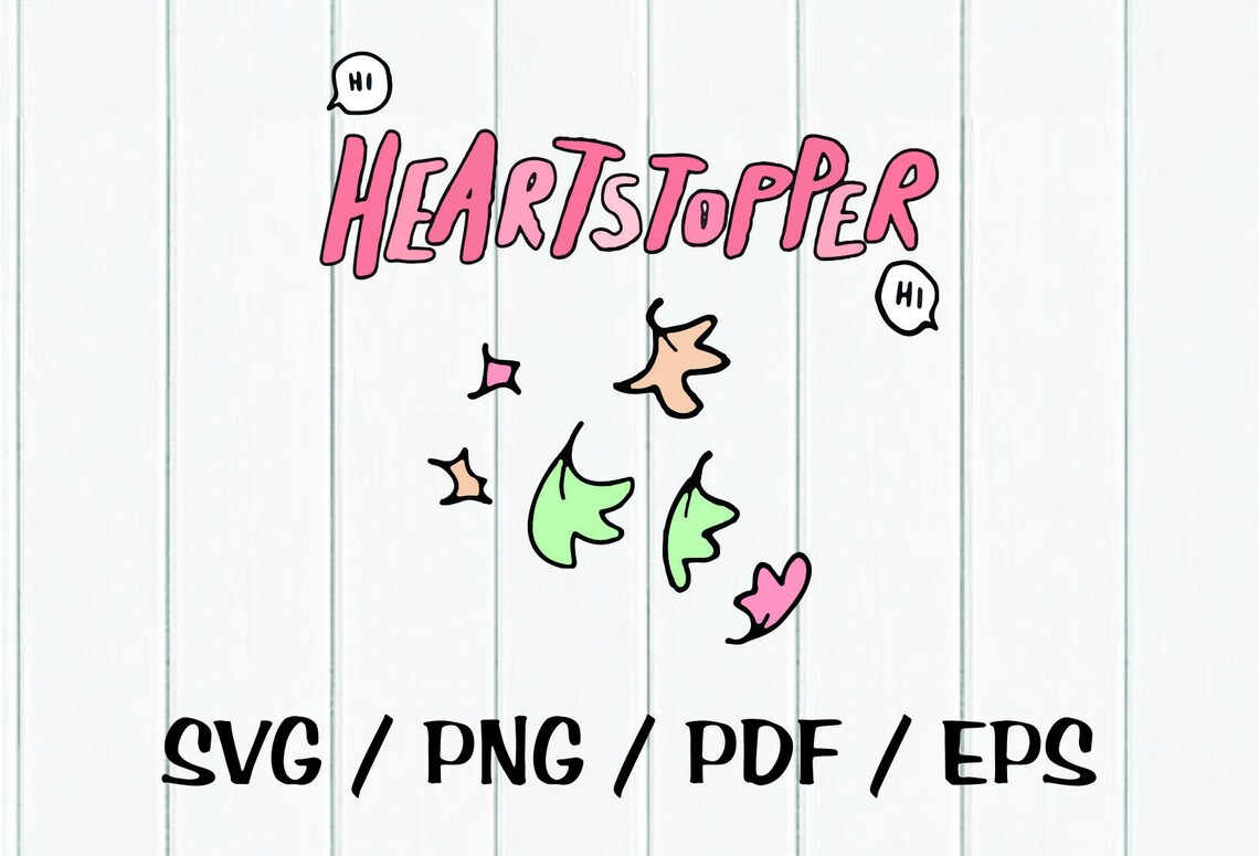 Heartstopper Svg Logo Svg PDF PNG EPS Instant Digital Download | Etsy ...