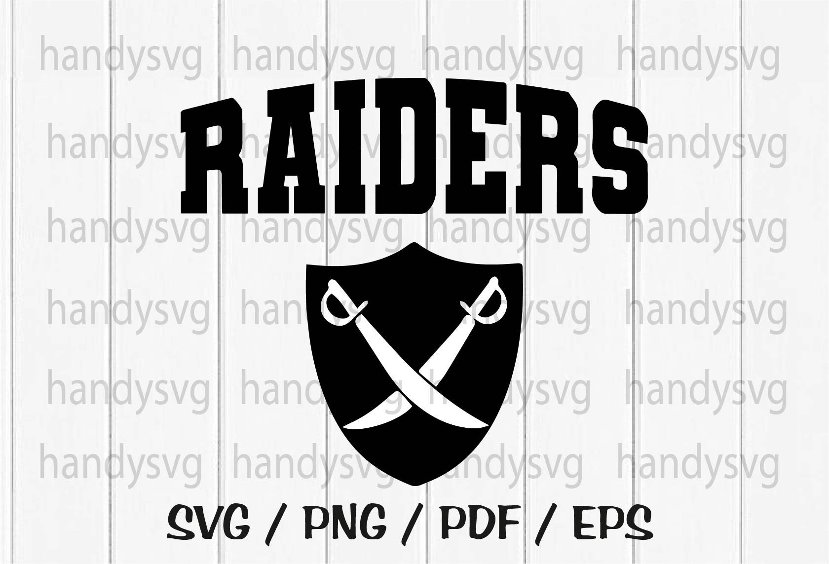 Raiders SVG PNG PDF Eps Ai Instant Digital Download Clipart Vector ...