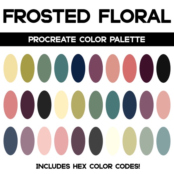 Floral Hex Codes - Etsy