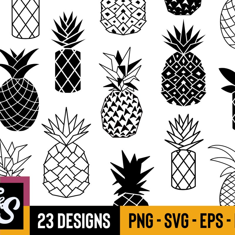 Pineapple Clip Art - Etsy