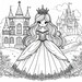 Coloring Book With Princess - Etsy
