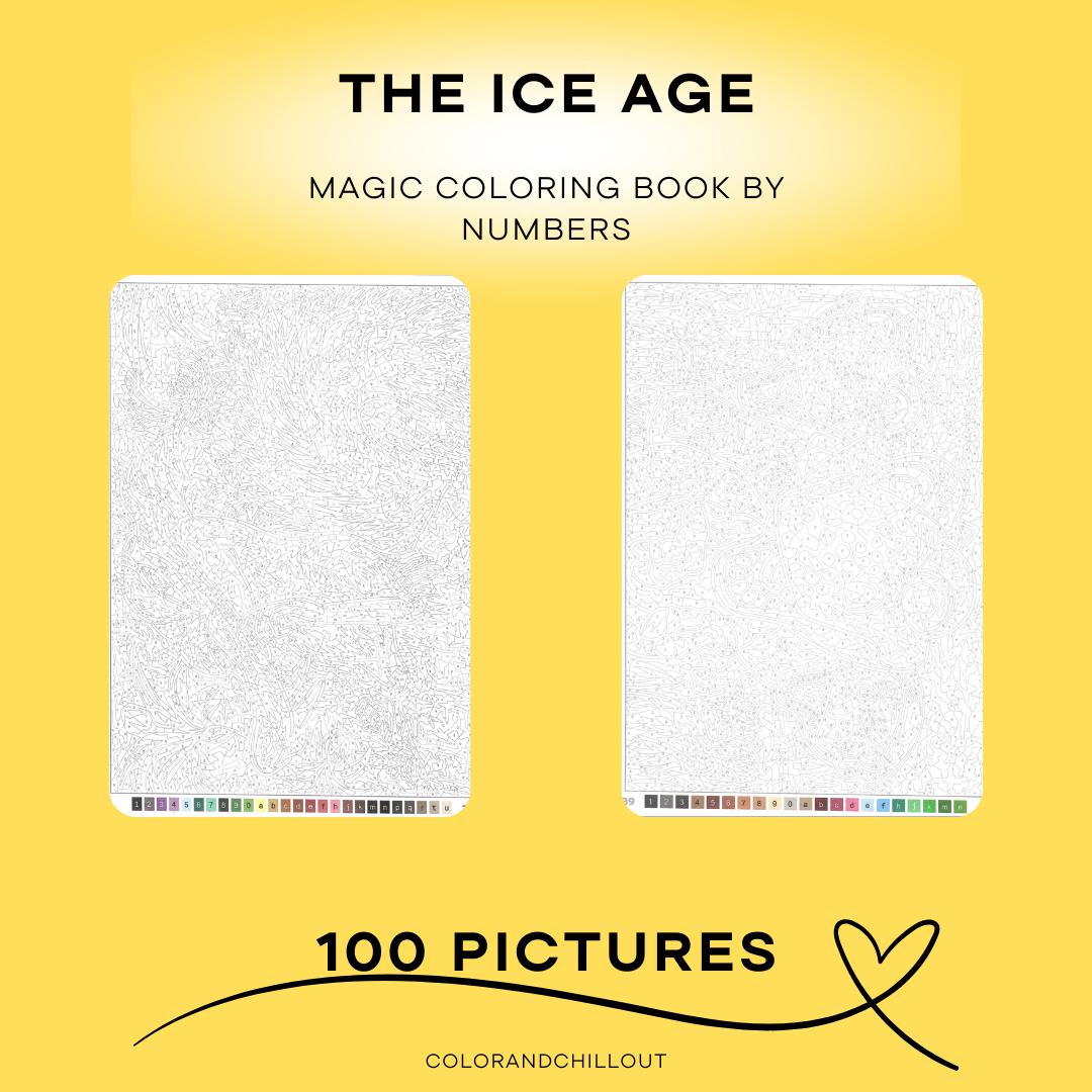 Coloring Book Ice Age / Le'age De Glace / Printable / Digital Art - Etsy