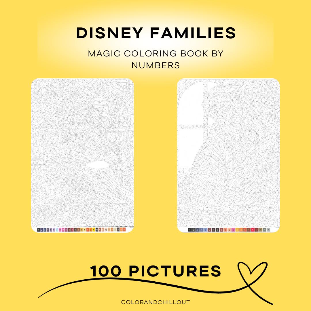 Coloring Book Families Famille / Printable / Digital Art - Etsy