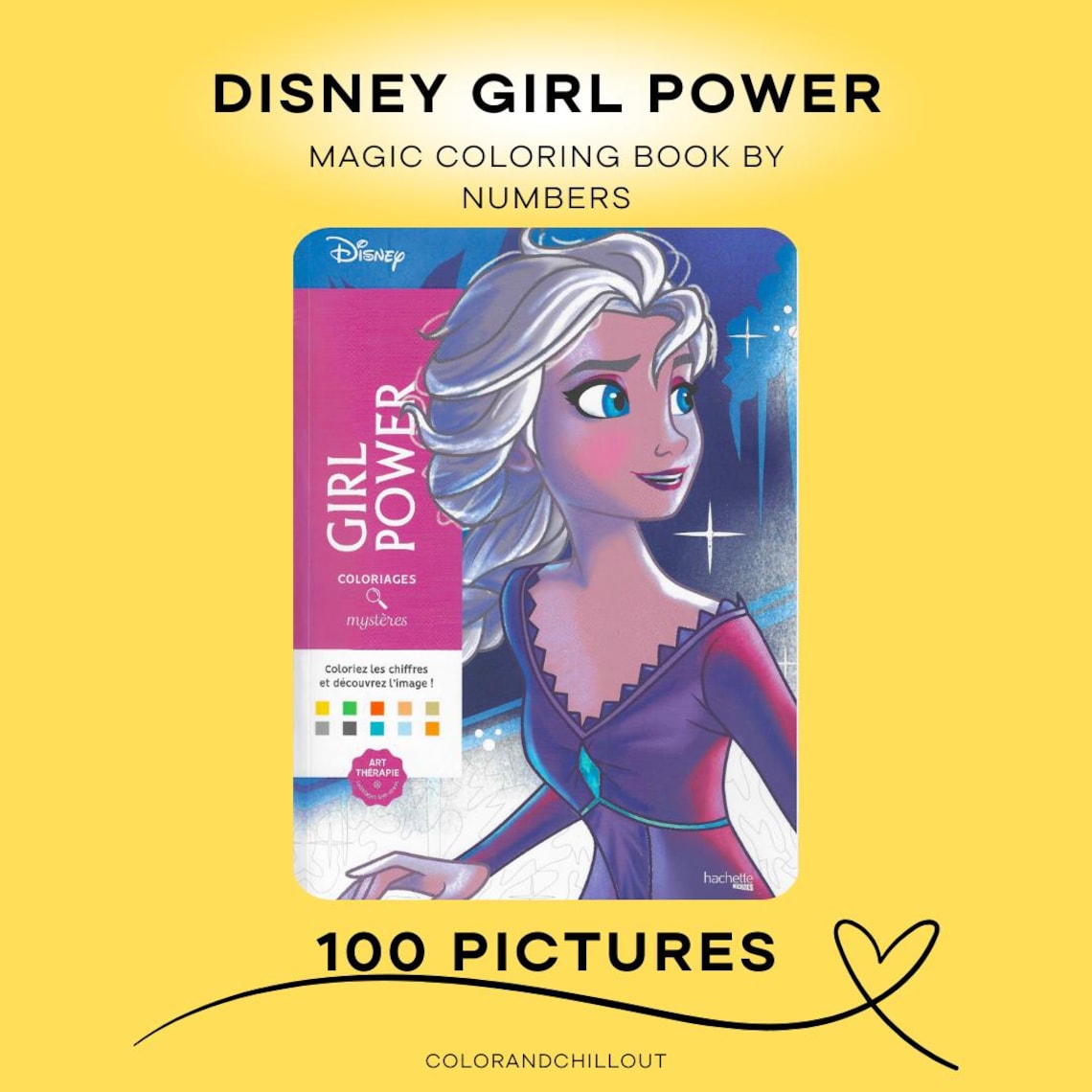Coloring Book Disney GIRL POWER - Etsy Canada