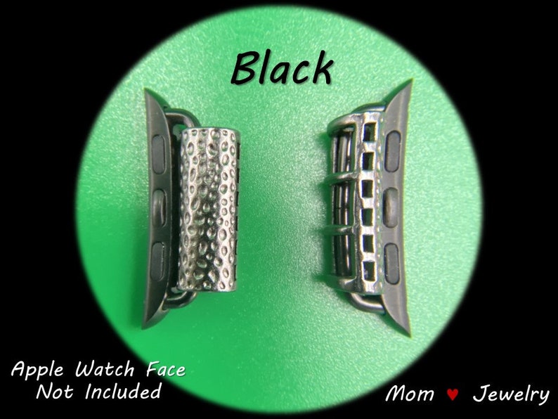 Apple Watch Connector Adapter | Pre-assembled | Attached 22mm Hammered ...