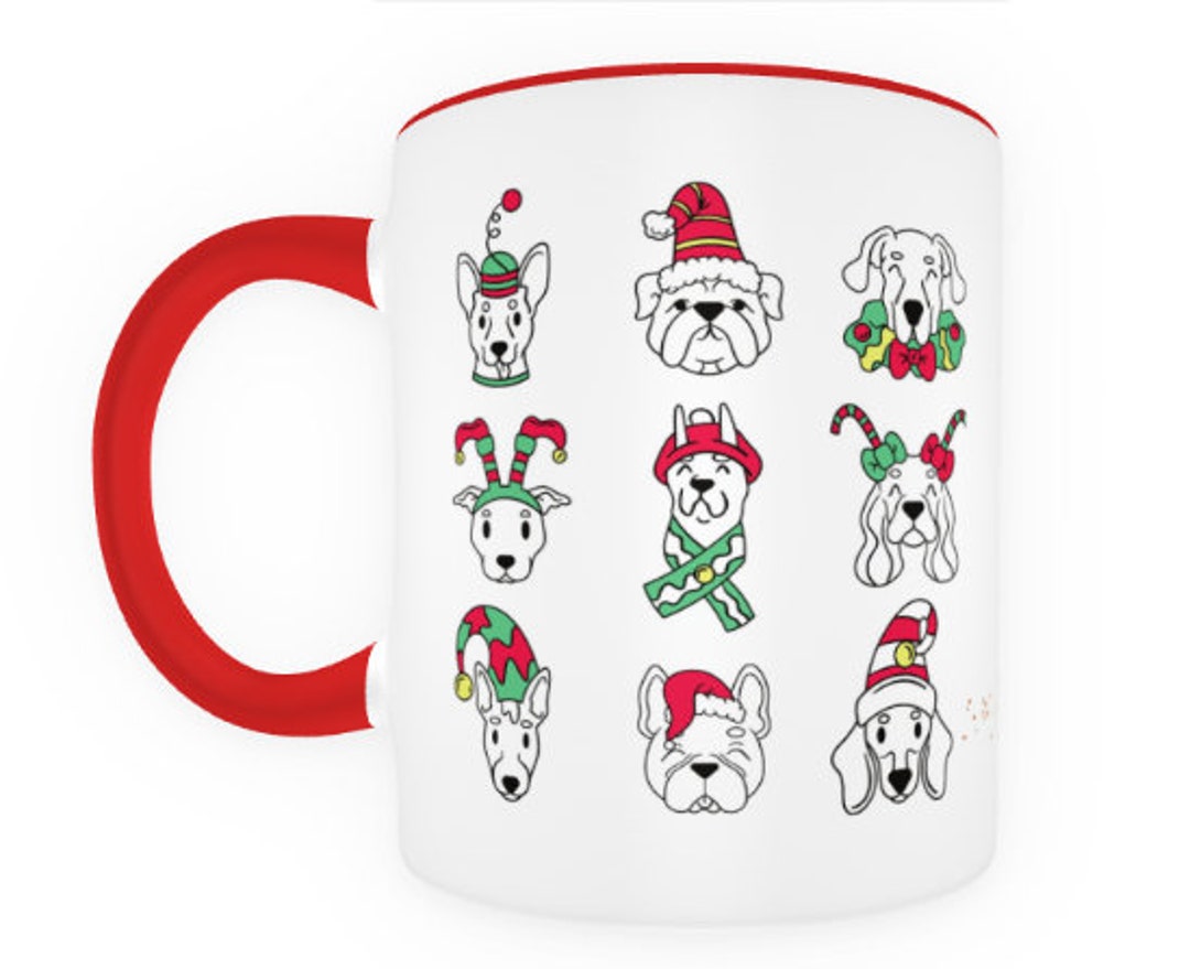 Holiday Dog Mug, Clever Holiday Poem Mug for Dog Lovers, 11oz Holiday ...