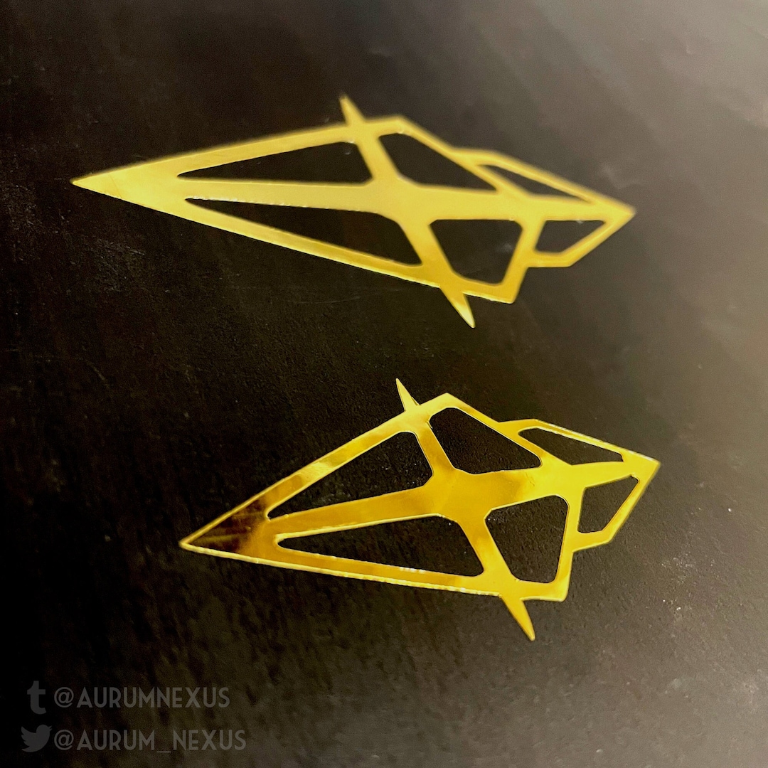 Mel Medarda Crest Decal || Metallic Gold Arcane Inspired Vinyl Decal ...