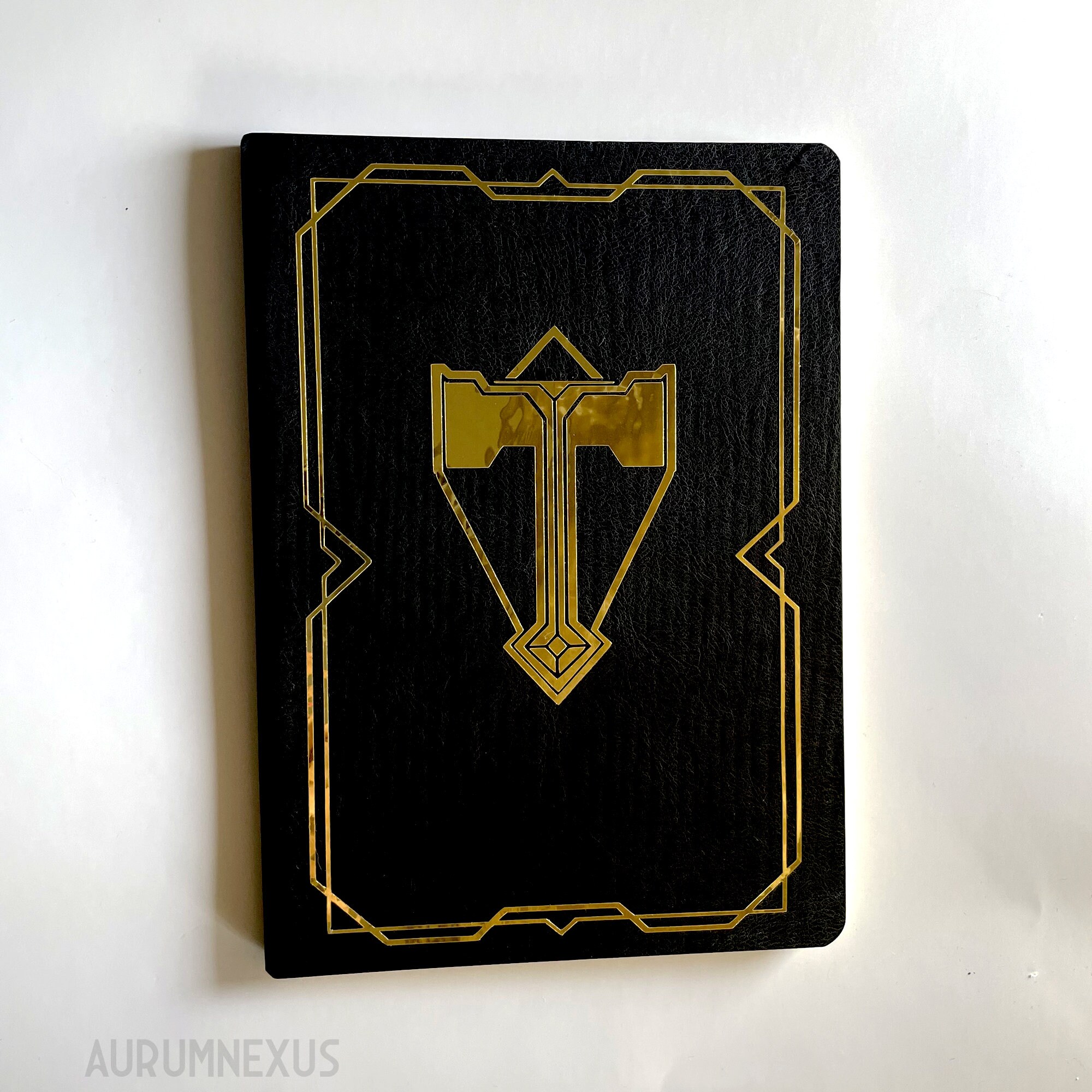 Talis Crest Notebook Metallic Gold Arcane Inspired Vinyl Decal ...