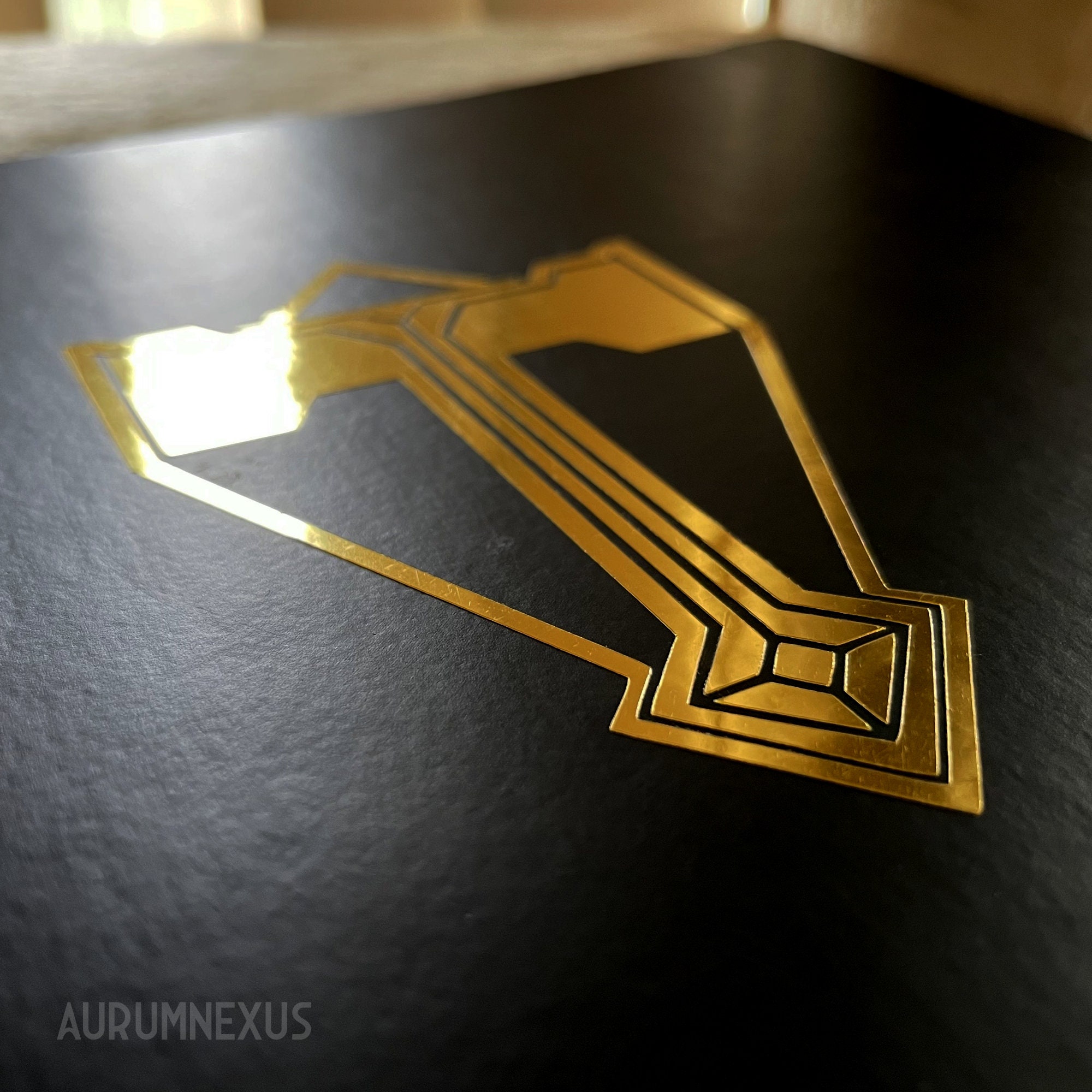 Jayce Talis Crest Decal Metallic Gold Arcane Inspired Vinyl Decal ...