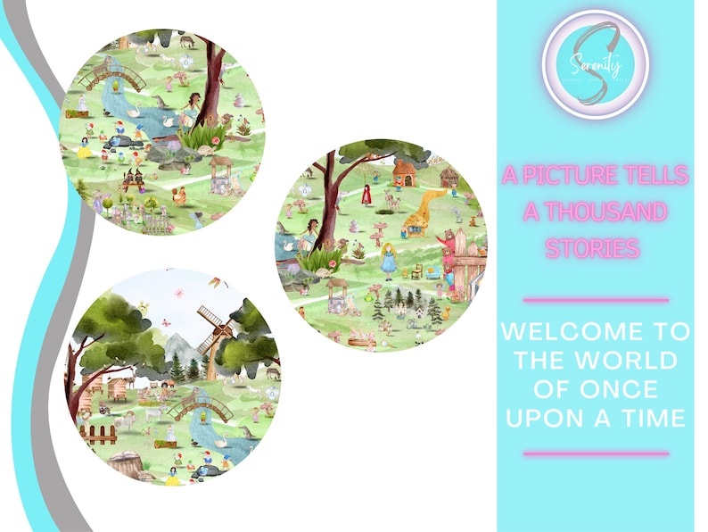 Enchanting 'once Upon a Time' Story Prints for Kids Spark Imagination ...