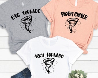 Matching Mom and Kids Shirts Storm Chaser Big Tornado Tiny - Etsy