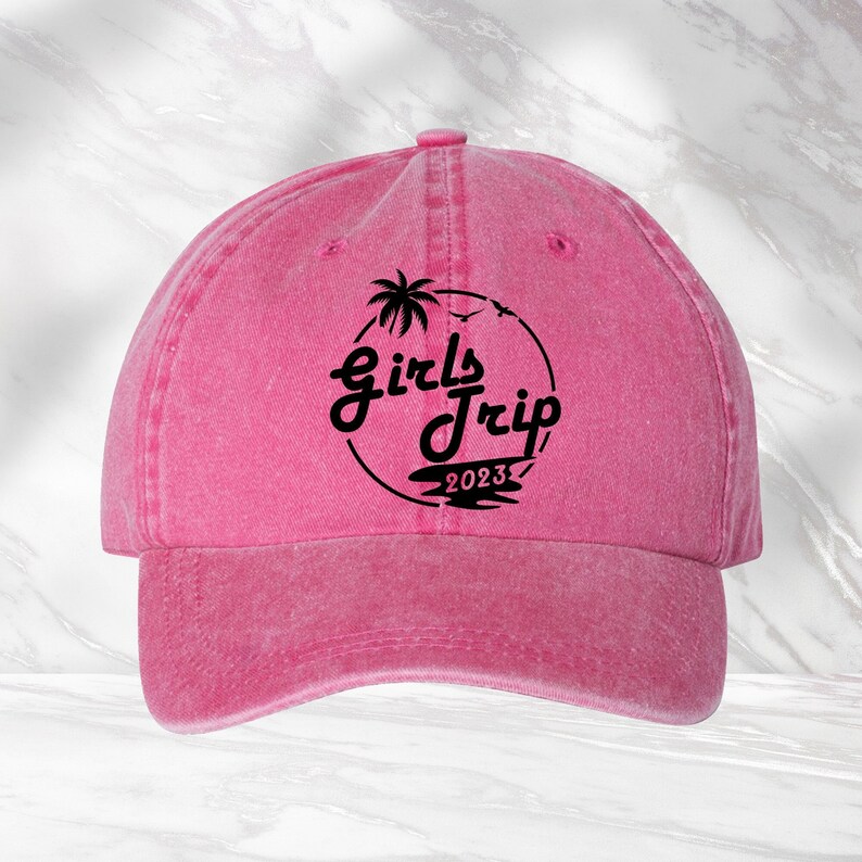 Girl's Trip 2023 Hat Group Travel Hat Vacation Cap - Etsy