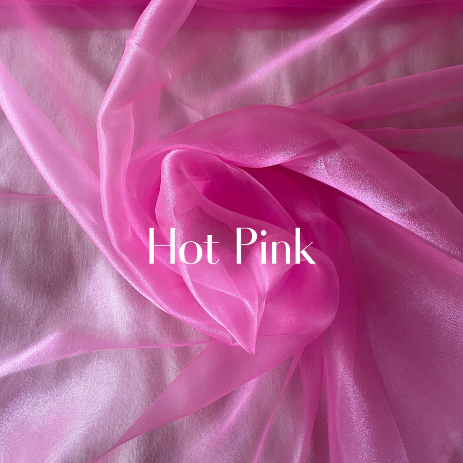 Sheer Organza Fabric by Yard, Lightweight, Shiny, Fluffy Fabric for ...