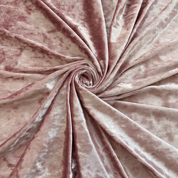 Blush Velvet Fabric - Etsy