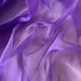 Purple Sheer Organza Fabric by Yard, Orchid Organza Soft Fabric, Fluffy ...